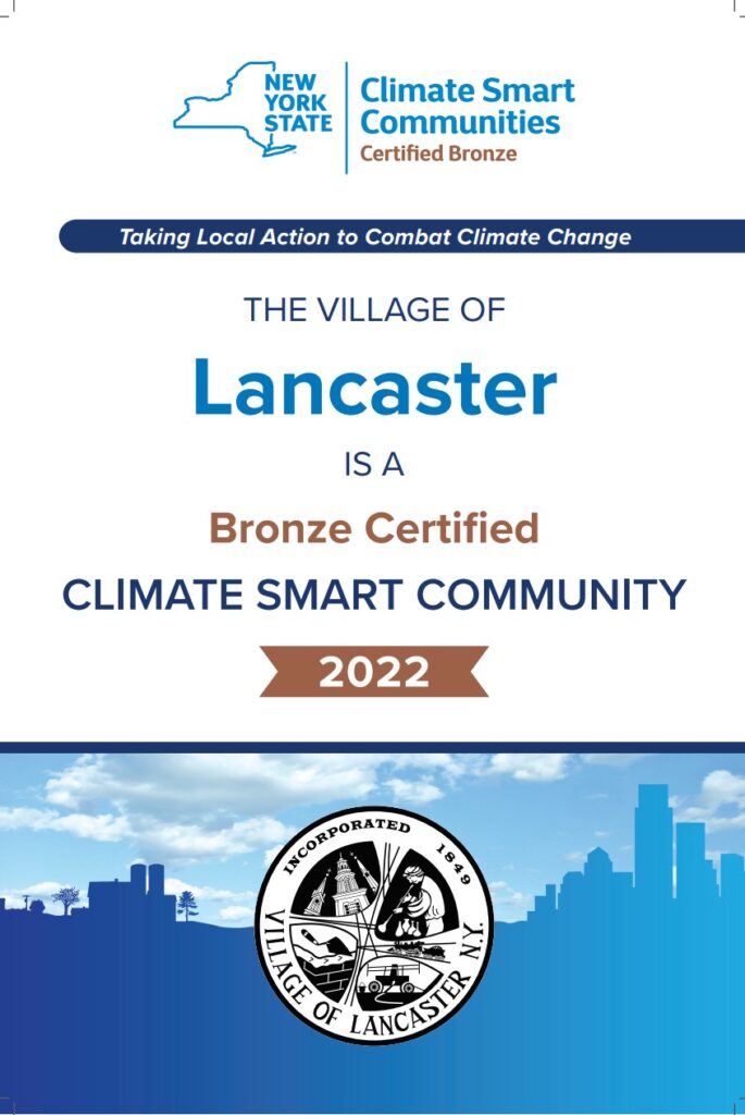 Climate Smart - Village of Lancaster, NY